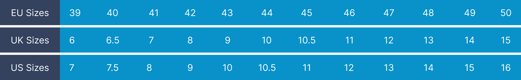 Shoe Fitting Size Guide | Anatomic Shoes – AnatomicShoes.com